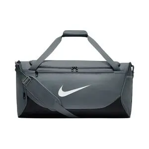 Nike 60l Medium Brasilia Duffel Bag 'smoke /black/white - Grey