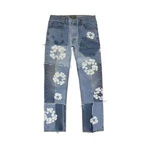 DENIM TEARS Mvp Patchwork Jeans - Blue