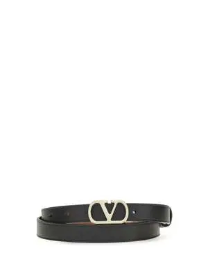 Valentino Garavani Reversible Vlogo Signature Belt - Black