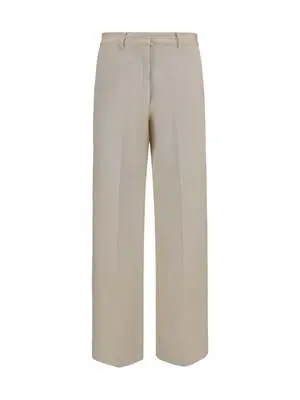 FORTE_FORTE FORTE FORTE Cotton Chino Pants Cream