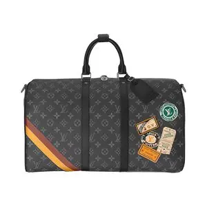 LOUIS VUITTON Keepall Bandoulière 45 Mon Monogram Monogram Eclipse Canvas - Black