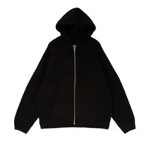 StÜssy Textured Zip Hooded Sweater