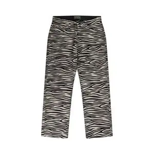DENIM TEARS Cowhide Zebra Print Pants