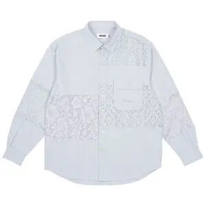 PALACE Crochet Patchwork Shirt - Blue