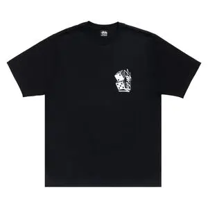 StÜssy Tall Dice Graphic T-shirt - Black