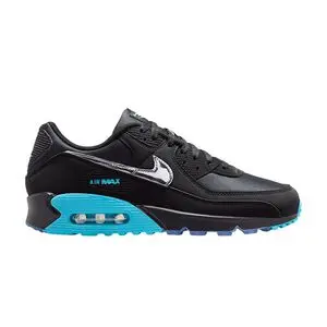 Nike Air Max 90 Premium Gamma Blue Ice Chrome - Black