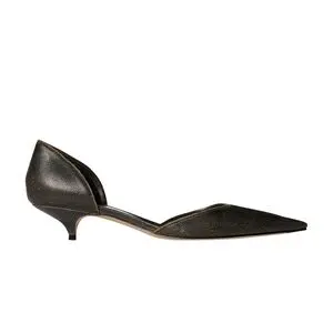 THE ROW D'orsay Kitten Heel - Brown