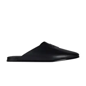 Givenchy Wmns Label Flat Mule - Black