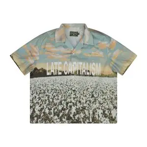 DENIM TEARS Late Capitalism Button-up T-shirt - Multicolor