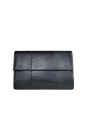 ORANGE CUBE Mosaic Messenger Bag - Black