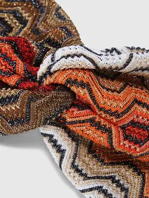 Missoni Hairband In Viscose Lamé Blend
