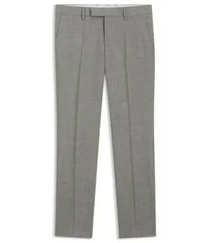 BOSS Slim-fit Pants In Melange Stretch Fabric - Light Green