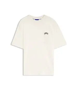 Hugo Regular-fit Cotton T-shirt With Varsity Logo - White