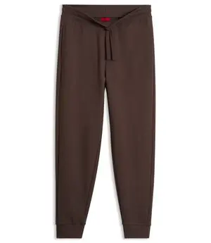 Hugo Cotton Casual Pants With Elasticized Cuffs