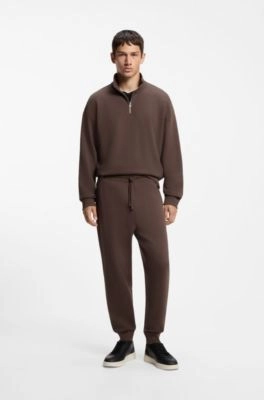 Hugo Cotton Casual Pants With Elasticized Cuffs