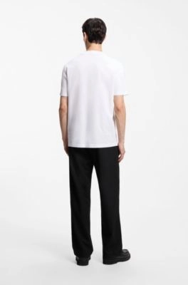 Hugo Cotton-jersey T-shirt With Poker-chip Print