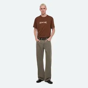 Helmut Lang Ticket Tee - Bourbon