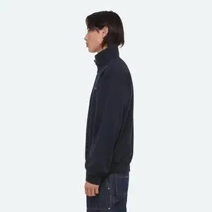 Helmut Lang Small Logo Quarter-zip - Navy