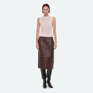 Helmut Lang Leather Skirt