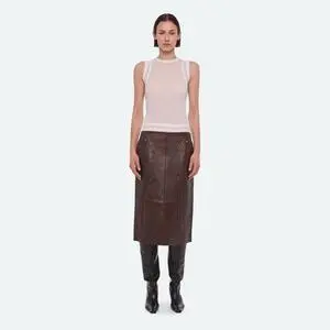 Helmut Lang Leather Skirt