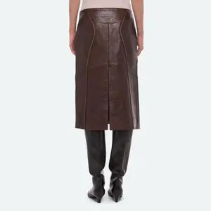 Helmut Lang Leather Skirt