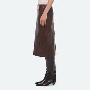 Helmut Lang Leather Skirt