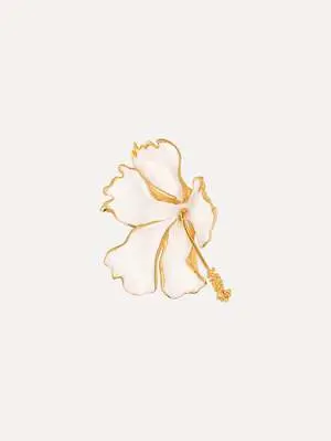 Oscar De La Renta Sculptural Pins And Brooches