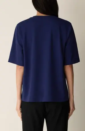 Eileen Fisher Crewneck Relaxed T-shirt - Infty