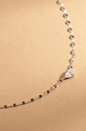 MADE BY MARY Dew Drop Solitaire Necklace