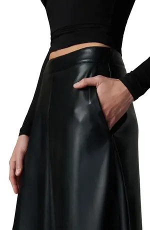 Joe's Jeans The Tavi Faux Leather Maxi Skirt