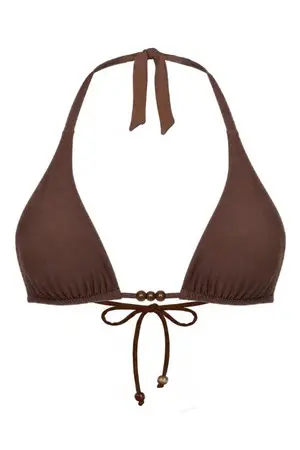 NICHOLAS Shelli Bikini Top With Beads