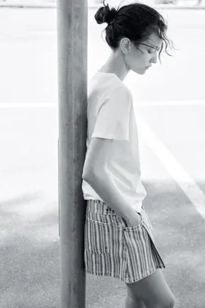 H&m Cotton Denim Shorts