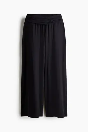 H&m Draped Pull-on Pants - Black