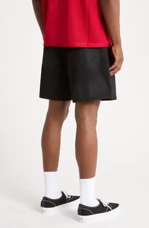 DIET STARTS MONDAY Baja Twill Graphic Cotton Shorts