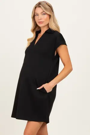 PINKBLUSH Collared Pocket Dress