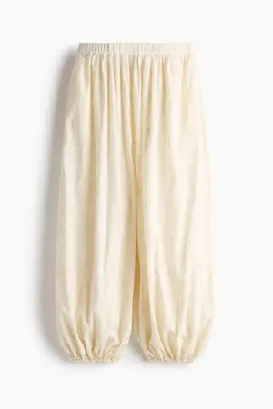 H&m Embroidered Balloon-leg Pants