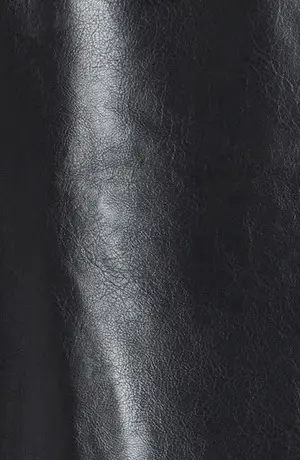 MAISON MARGIELA Faux Leather Jacket With Notched Lapel