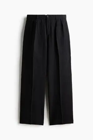 H&M Loose-fit Wide-leg Linen Pants