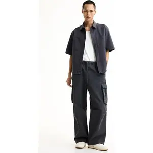 H&m Loose-fit Cargo Pants - Dark Gray