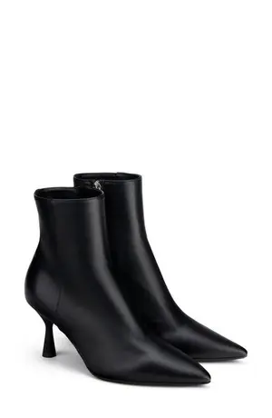 Agl Ide Bootie With Heel - Nero-nero