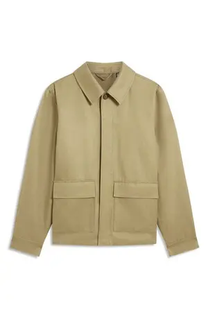 Ted Baker London Trennt Cotton & Linen Shirt Jacket