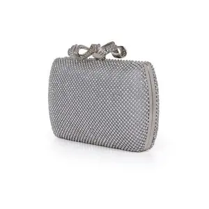 Badgley Mischka Cassia Crystal Minaudiere