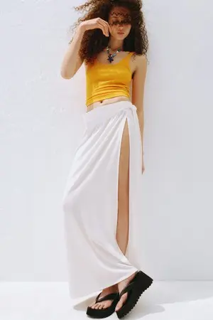 H&m Maxi Wrap Skirt