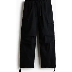 H&m Loose-fit Cargo Pants - Black