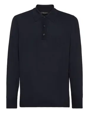 BILLIONAIRE Pullover Polo-neck Ls Crest