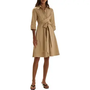 FAVORITE DAUGHTER The Parker Shirtdress - Khaki
