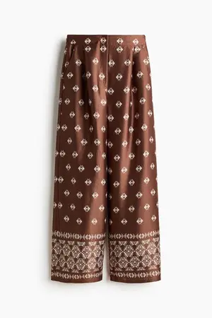 H&m Straight-leg Satin Pants