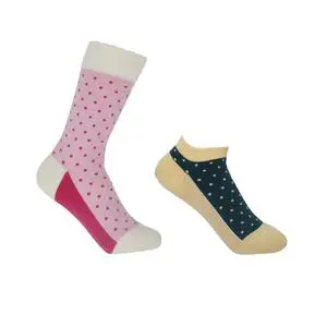 PEPER HAROW - MADE IN ENGLAND Polka Dot Sock Bundle - Pink