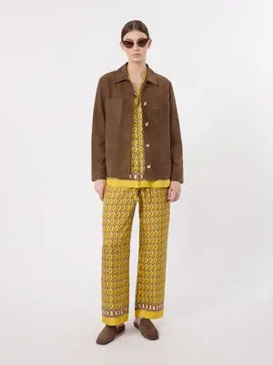 Max Mara Printed Silk Shirt