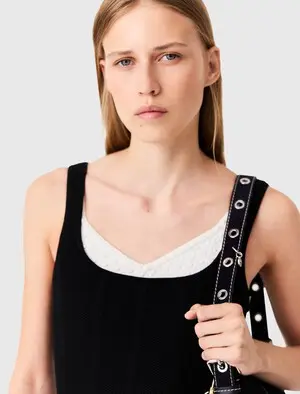 Maje Short 2-in-1 Effect Dress